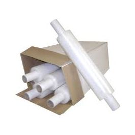 Clear plastic shipping wrap store